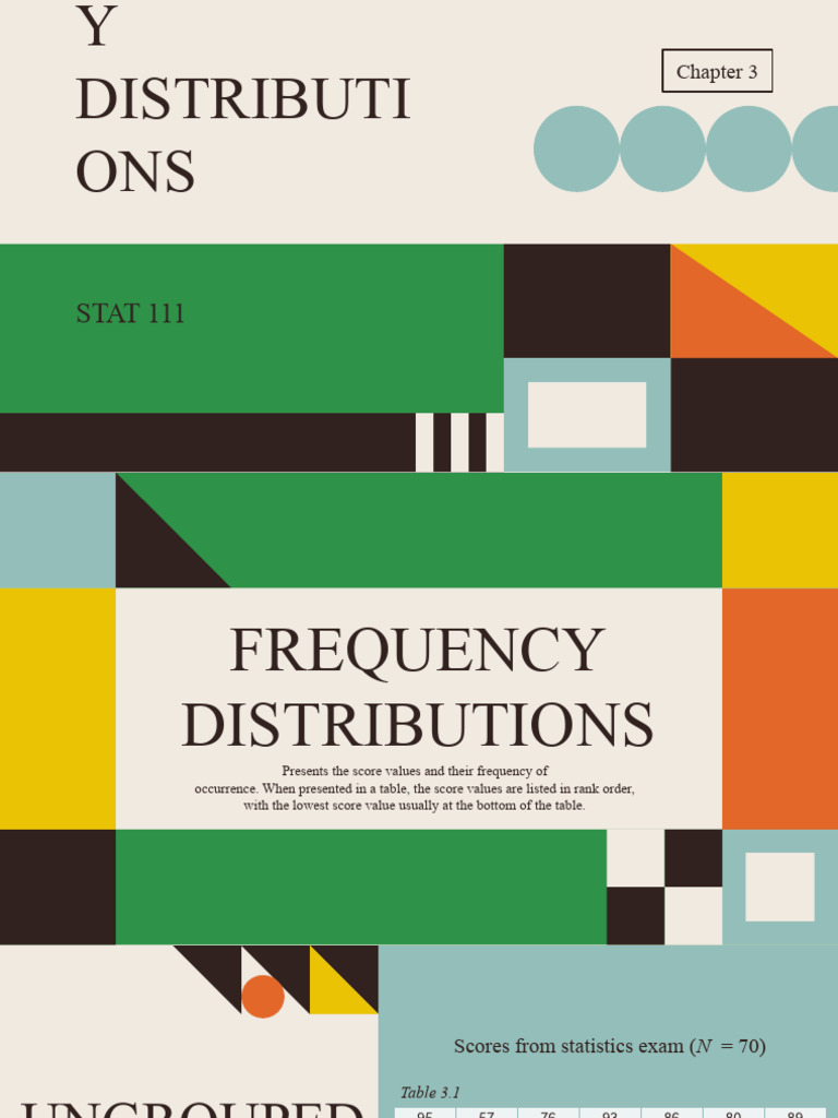 Chapter 3 Frequency Distribution | Download Free PDF | Histogram | Percentile