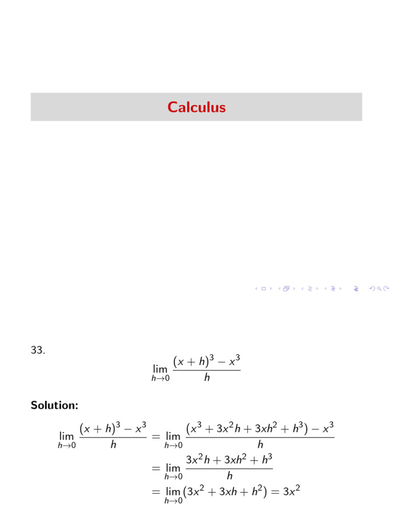 Calculus Notes Pdf Derivative Function Mathematics
