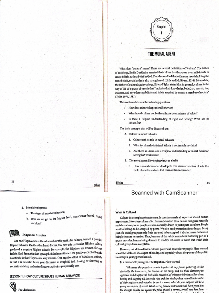 Ethics Chapter 1 Lessons 1 6 | PDF