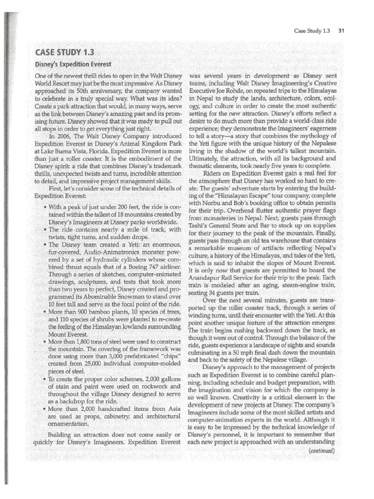 Disney Case Study | PDF