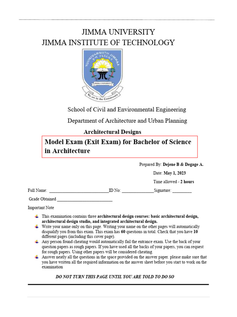 Validated Architecture Design Review Exam | PDF | Design | Asymmetry