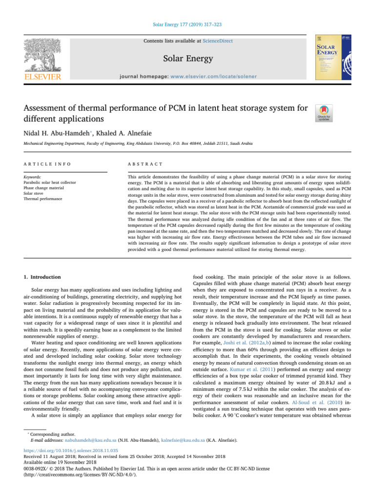 Solar PCM | PDF | Solar Energy | Heat