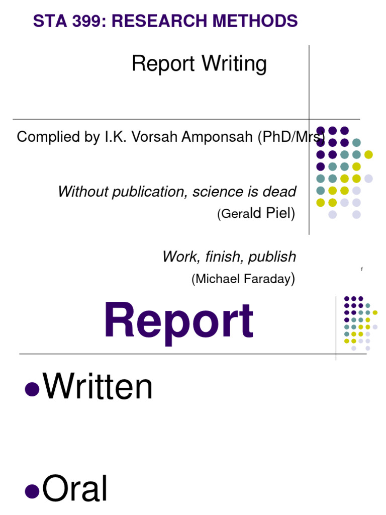 Report Writing L5 | PDF | Citation | Plagiarism