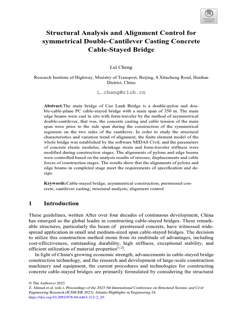Structural Analysis and Alignment Control For Symm | PDF | Deformation ...