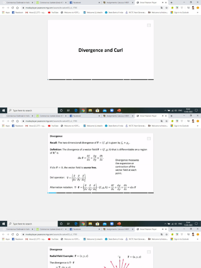 Divergence and Curl | PDF