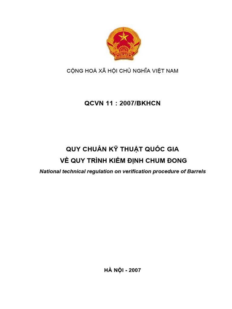 QCVN11 Chum Dong-Q | PDF