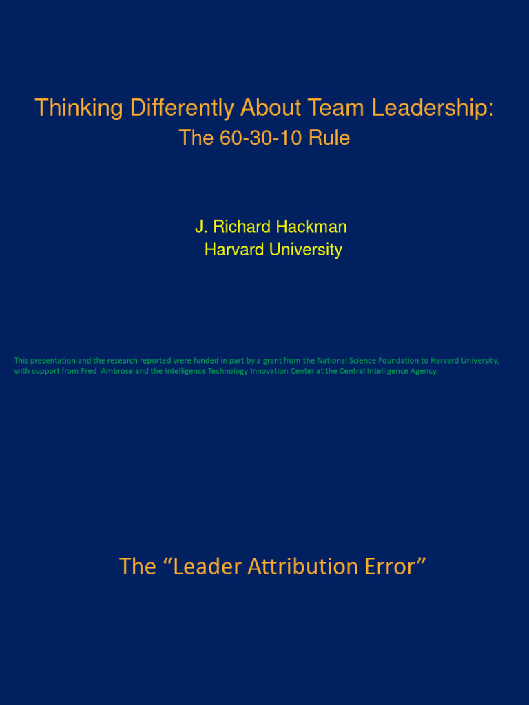 Understanding the 60-30-10 Coaching Model | PDF | Leadership ...