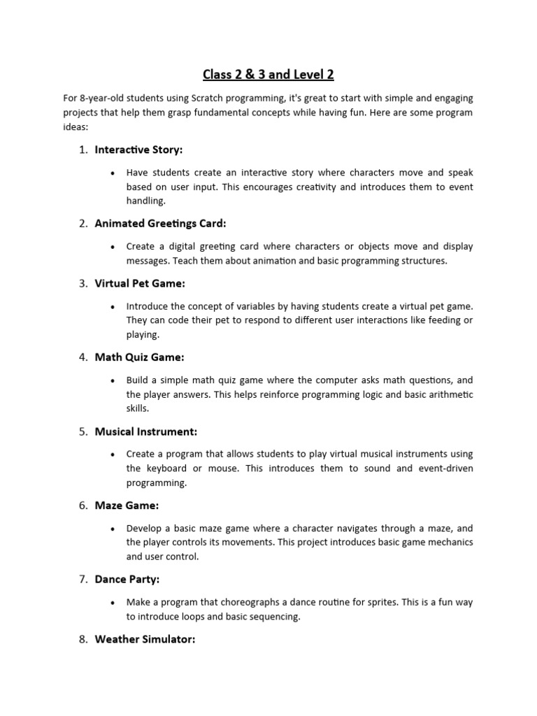 Computer Activity 2024 Class 2 3 & L2 | PDF | Computer Program | Programming