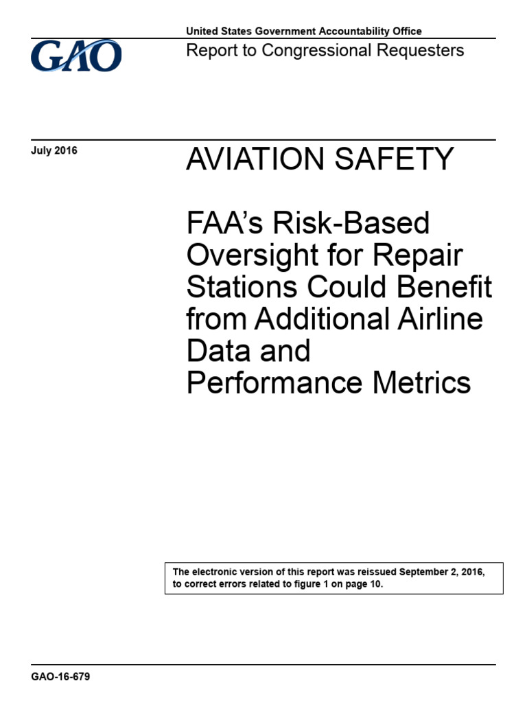 gao-16-679 | PDF | Federal Aviation Administration | Aerospace