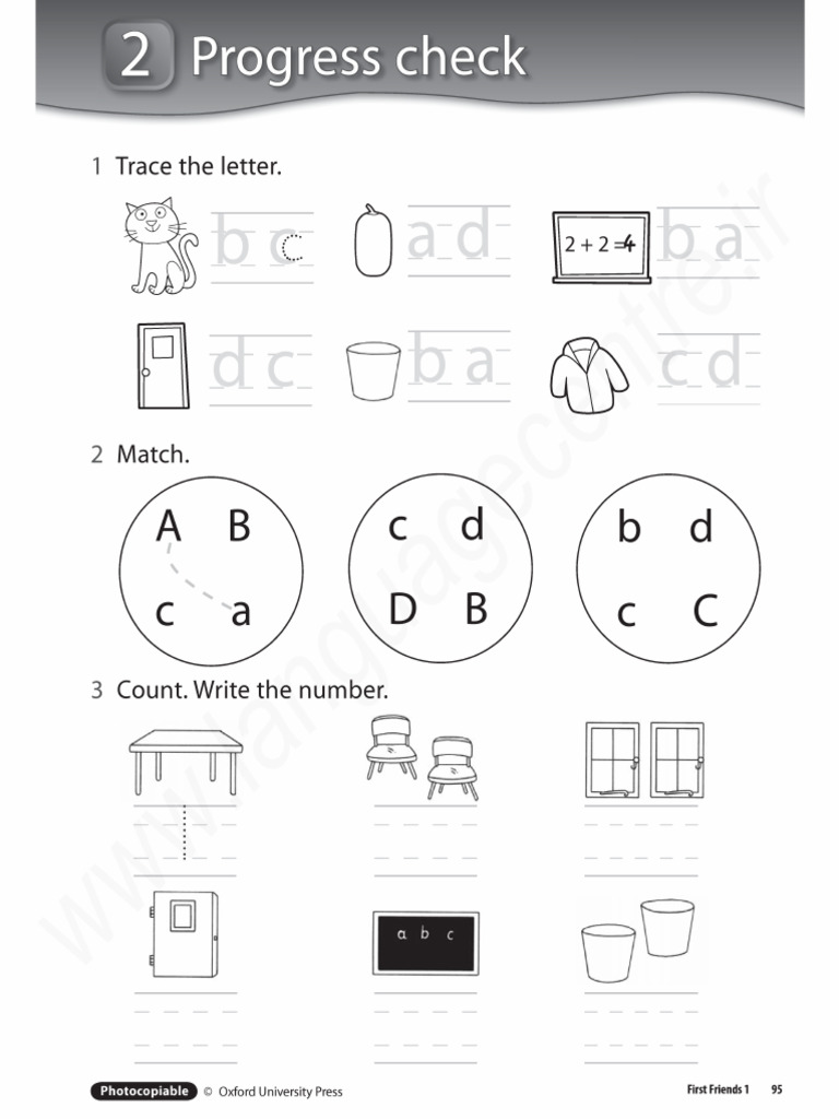 First Friends 1 Worksheet Unit 2 | PDF