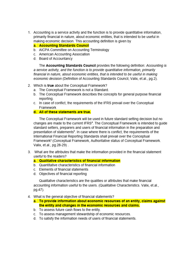 Understanding Financial Accounting Concepts | PDF | Financial Statement ...