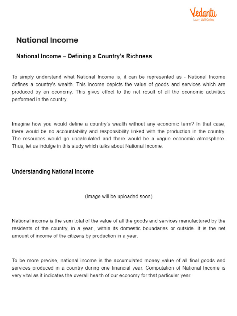 National Income | PDF