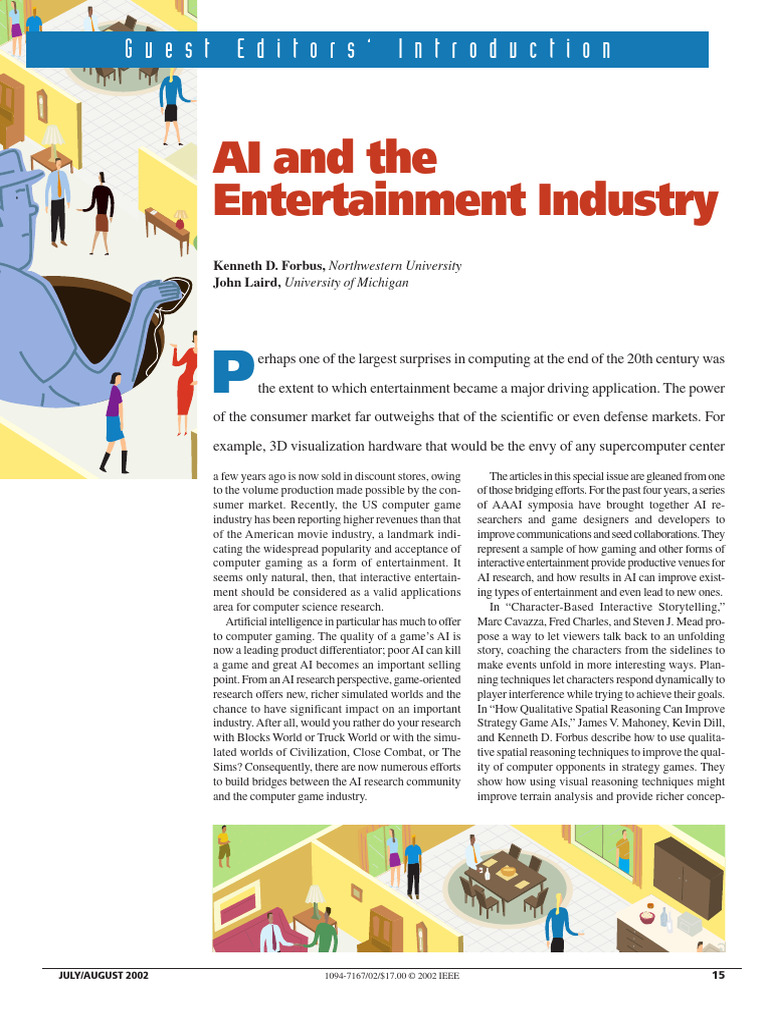 AI and The Entertainment Industry | PDF | Artificial Intelligence ...