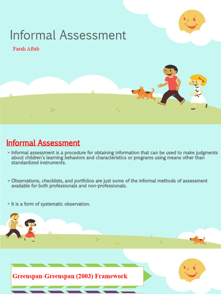 Informal Assessment For Children | PDF | Emotional Self Regulation ...