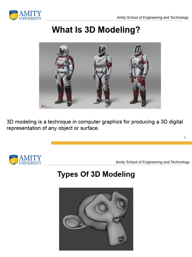 Presentation | PDF | 3 D Modeling | Blender (Software)