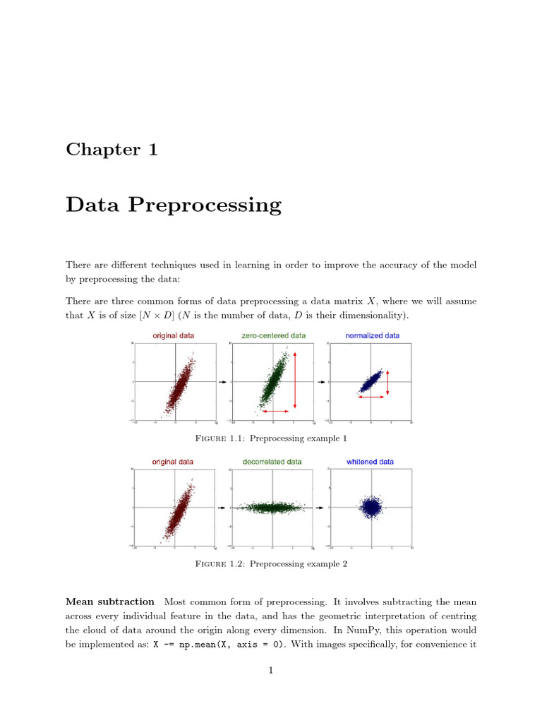Data Preprocessing | PDF | Principal Component Analysis | Eigenvalues ... Data Preprocessing | PDF | Principal Component Analysis | Eigenvalues ...