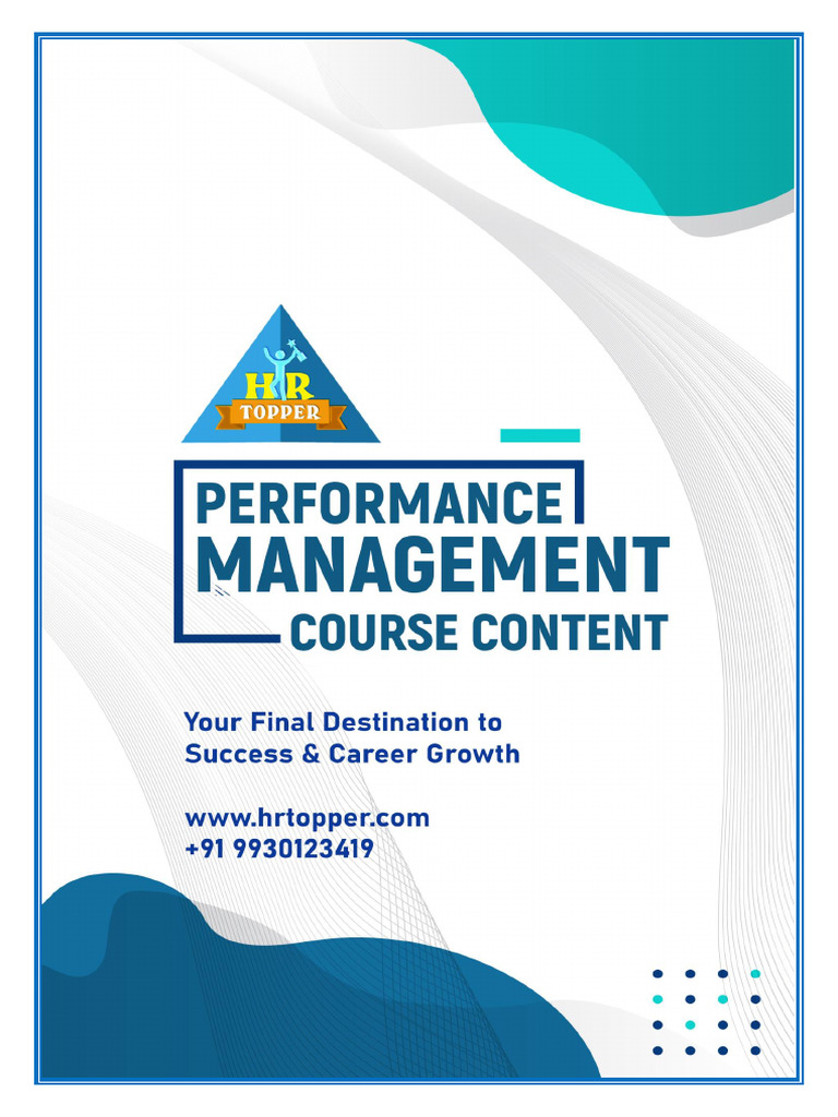 HR Topper PMS | PDF | Knowledge | Performance Appraisal