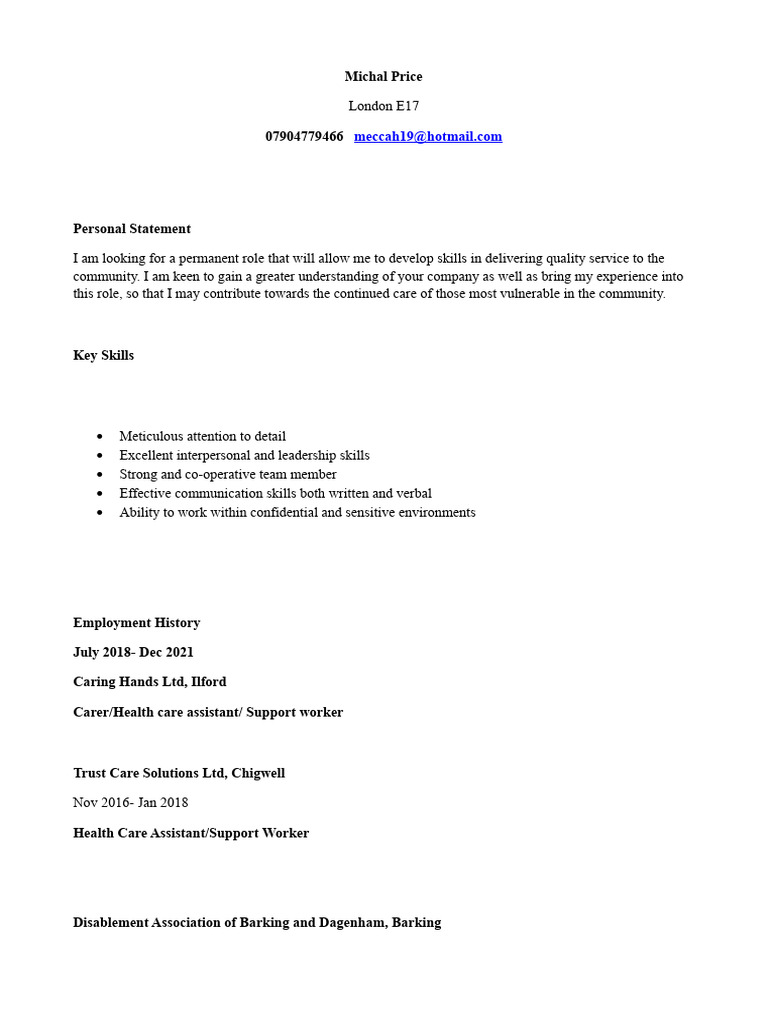 CV 2024 | PDF