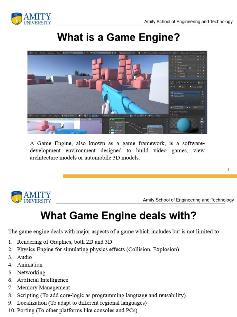 What Is A Game Engine? | PDF