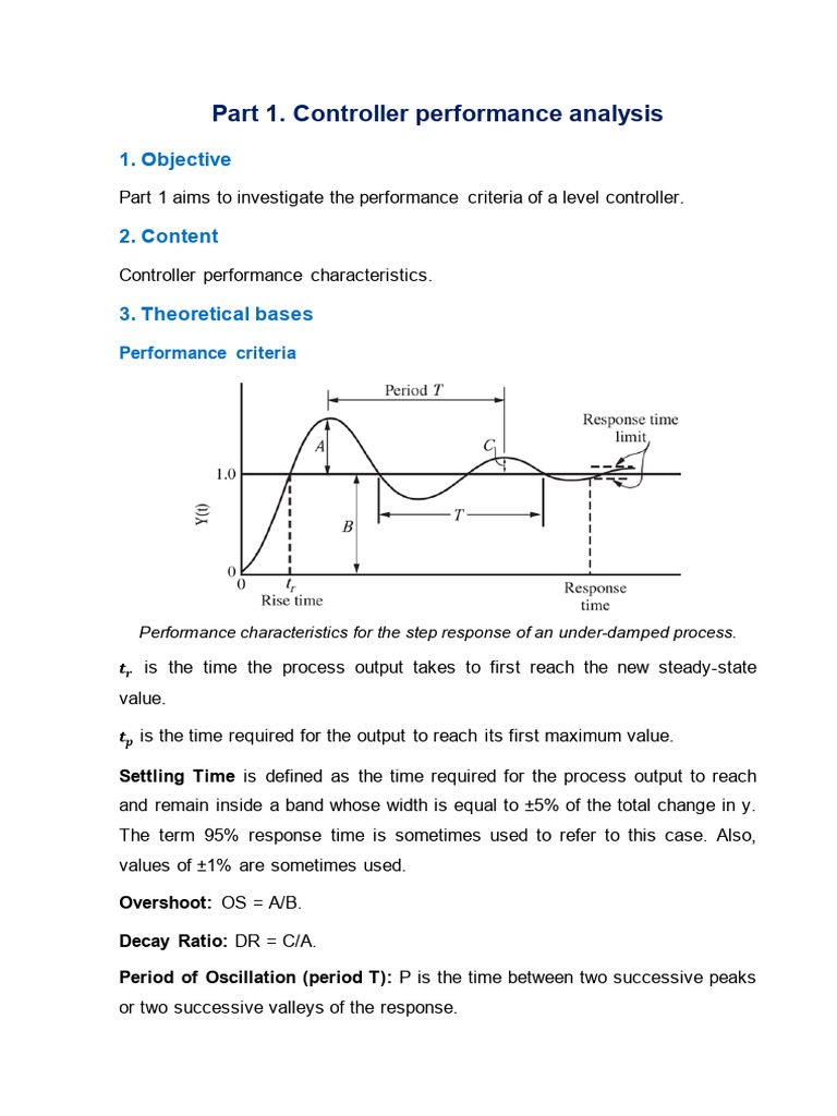 Part 1 - Controller Performance Analysis | PDF | Control Theory