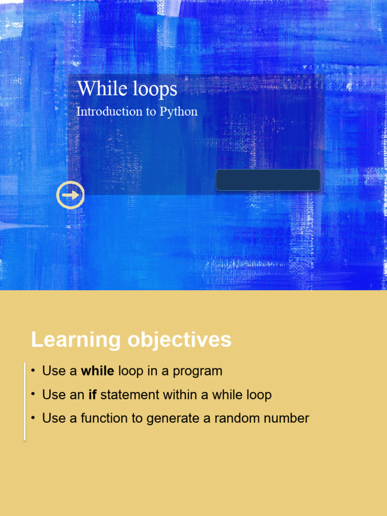 Python L5 While Loops | PDF | Control Flow | Python (Programming Language) Python L5 While Loops | PDF | Control Flow | Python (Programming Language)