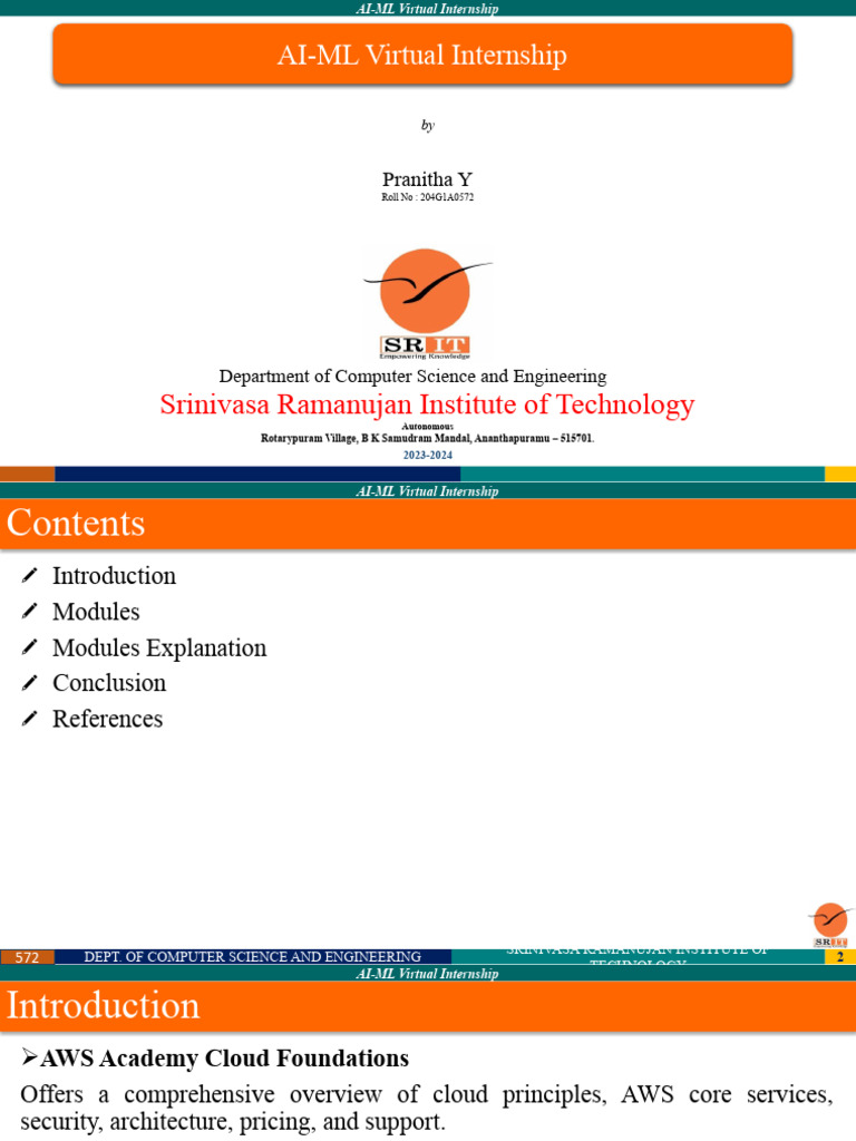 Aiml 572 | PDF | Cloud Computing | Computer Network