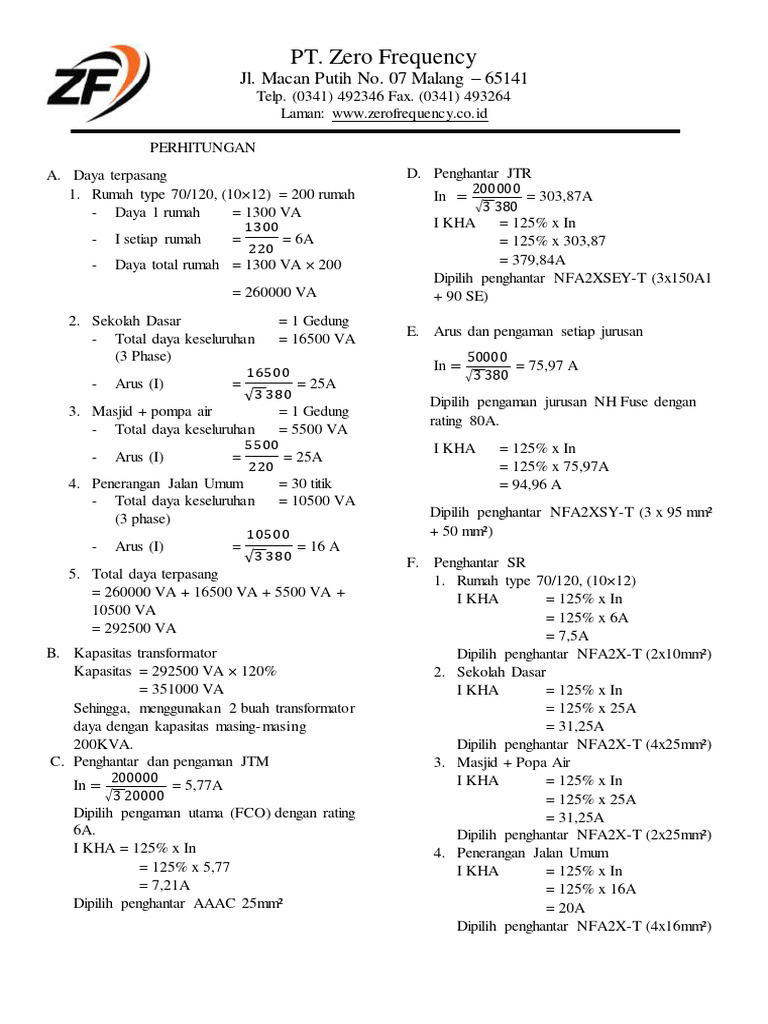 Perhitungan Fixx | PDF