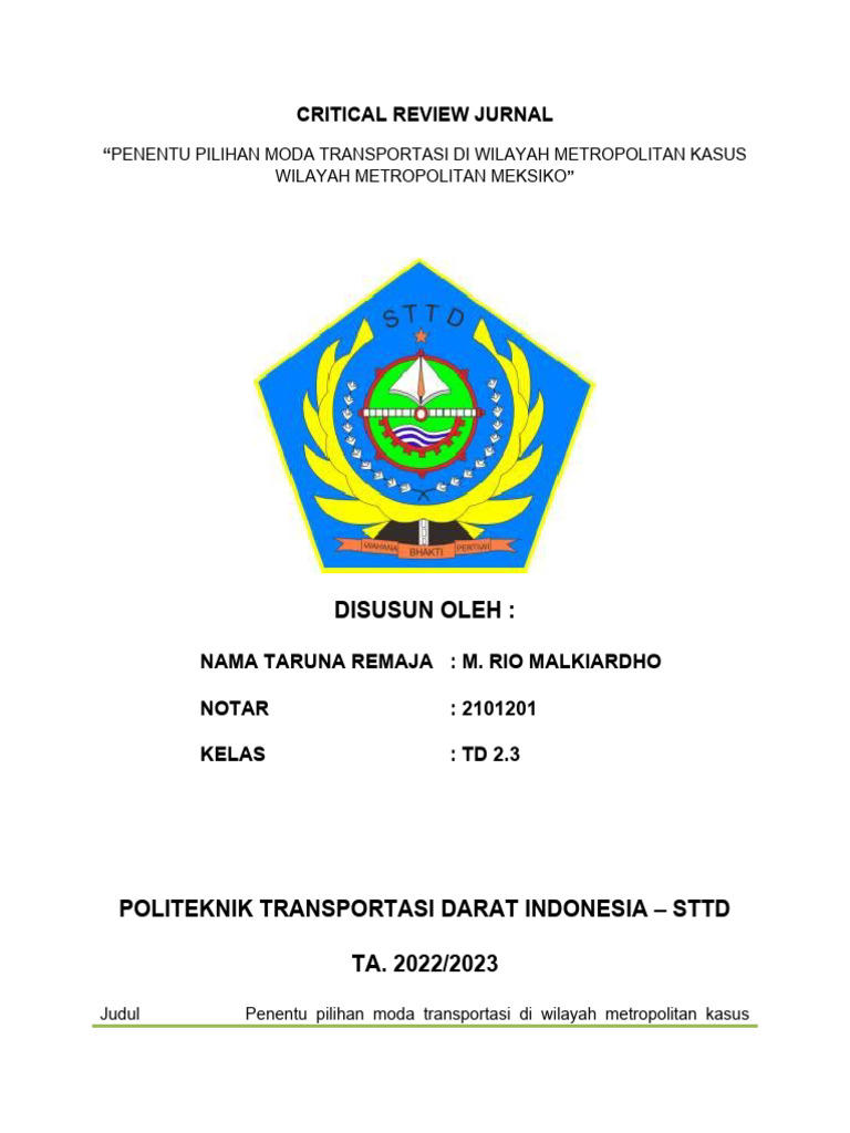 Critical Review Jurnal | PDF Critical Review Jurnal | PDF