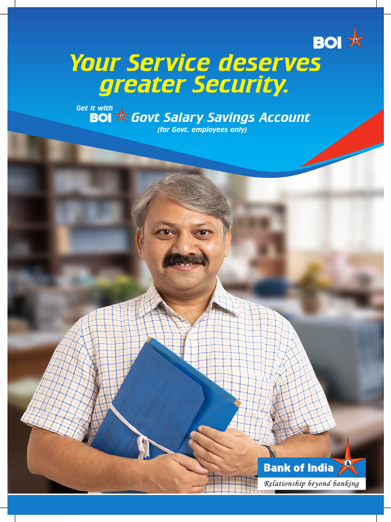 Government Salary Savings Account Leaflet | PDF