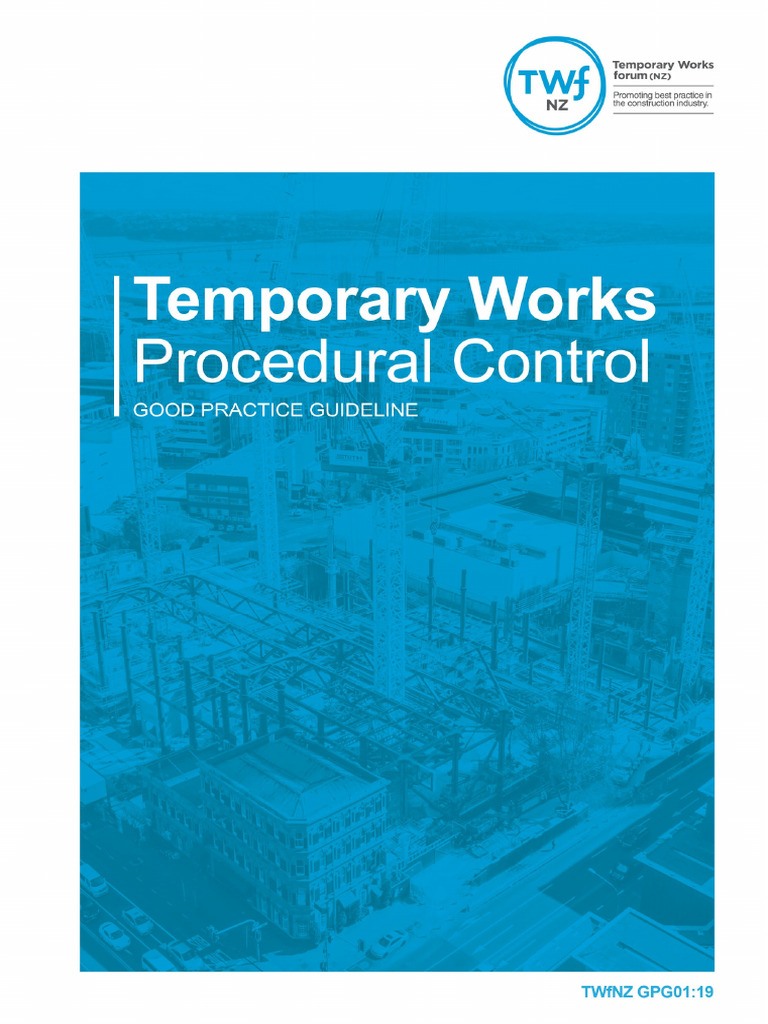 Temporary Works Procedural | PDF | Risk | Crane (Machine)