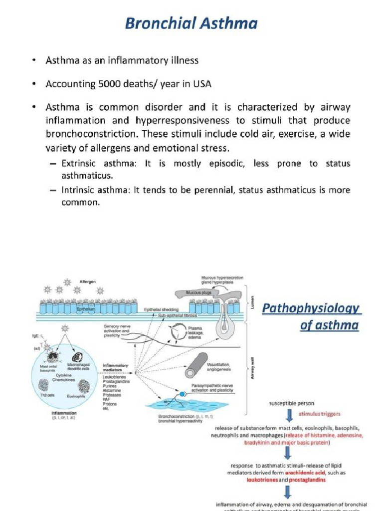 Drugs Used in Astma | PDF