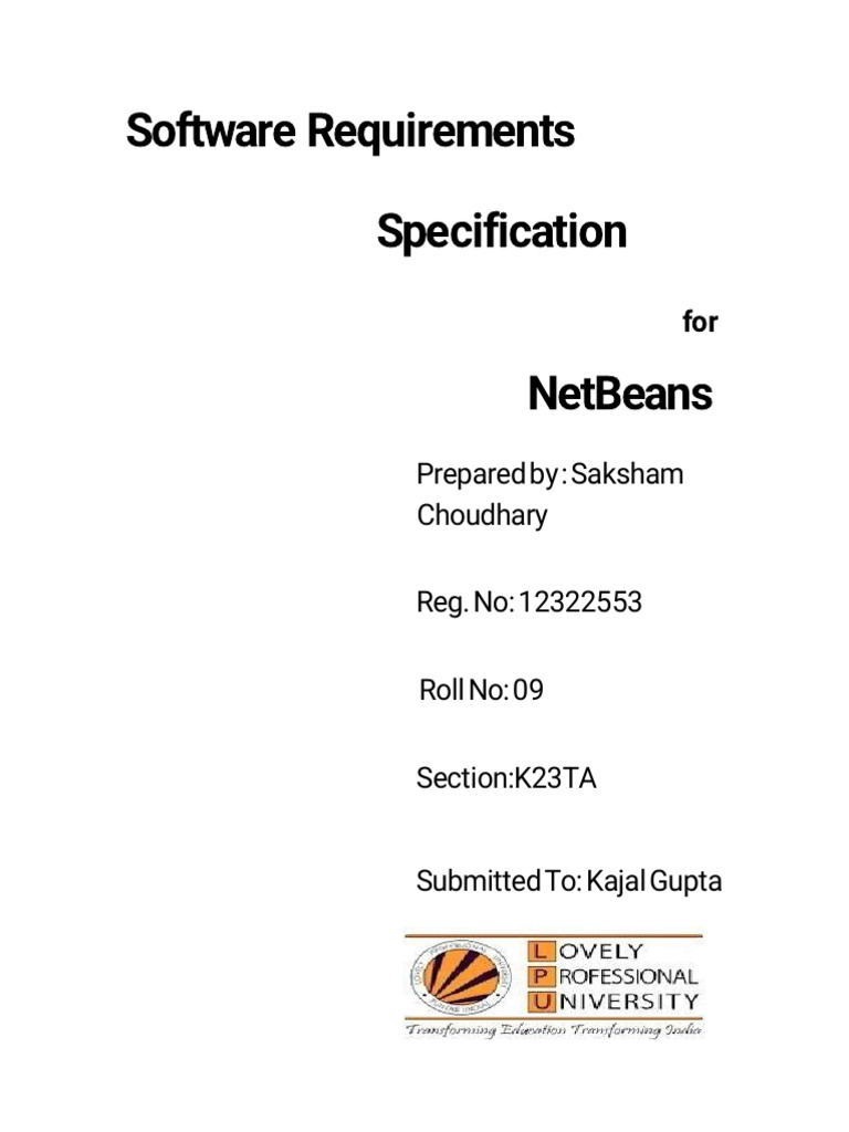 Saksham SRS (Updated) | PDF | Net Beans | Applications & Software