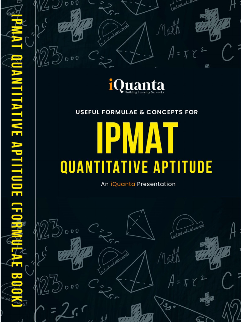 Ebook - IQuanta IPMAT Quant Formulae | PDF | Quadratic Equation ...