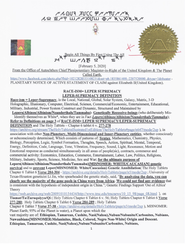 Updated Leper Mutant Supremacy Def | PDF