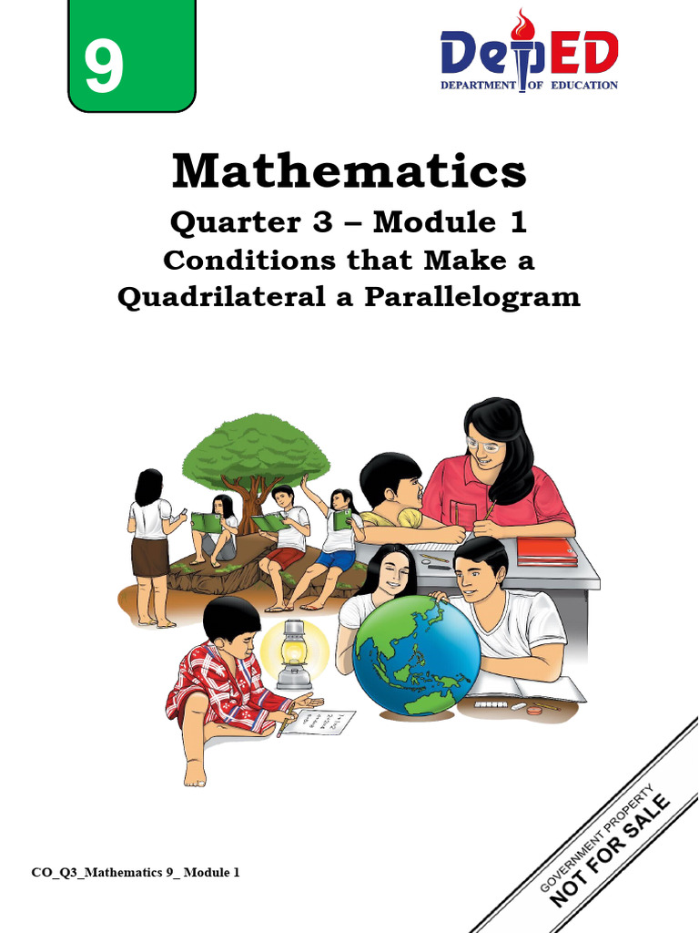 MATH9-Q3-MODULE1 | PDF | Rectangle | Euclidean Geometry