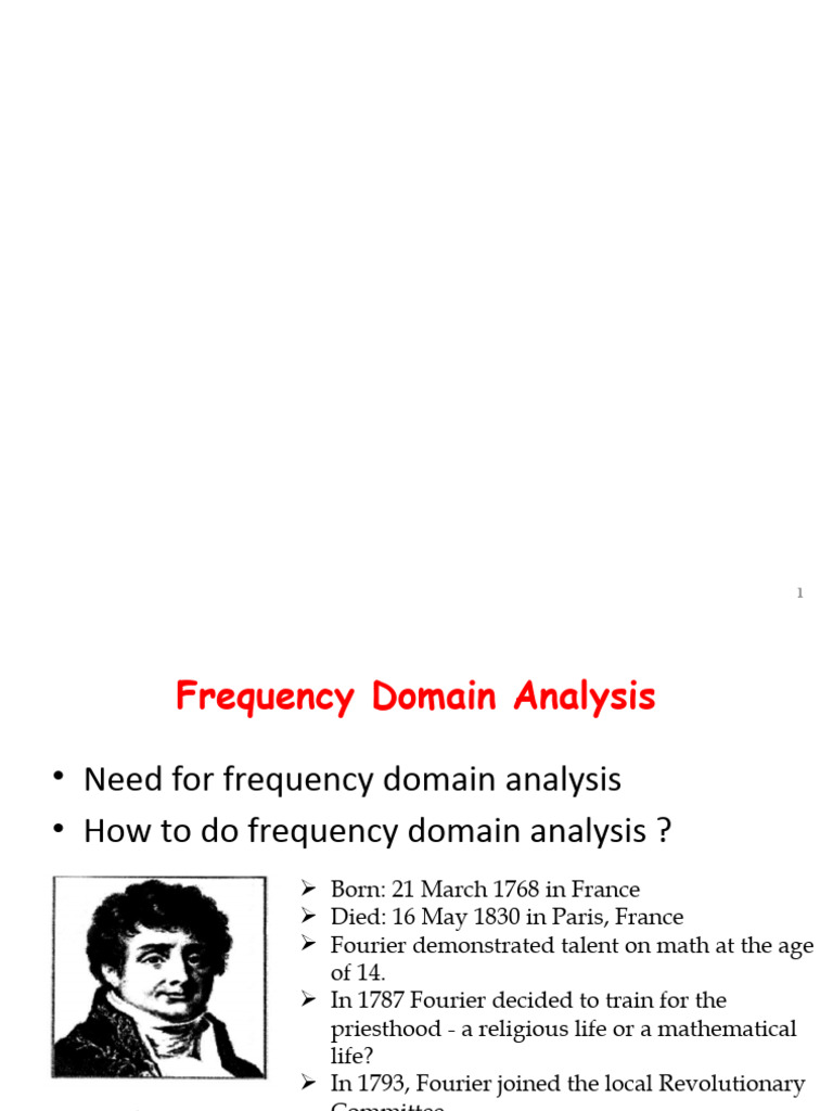 9.intro To FD Analysis | PDF | Fourier Transform | Fourier Series