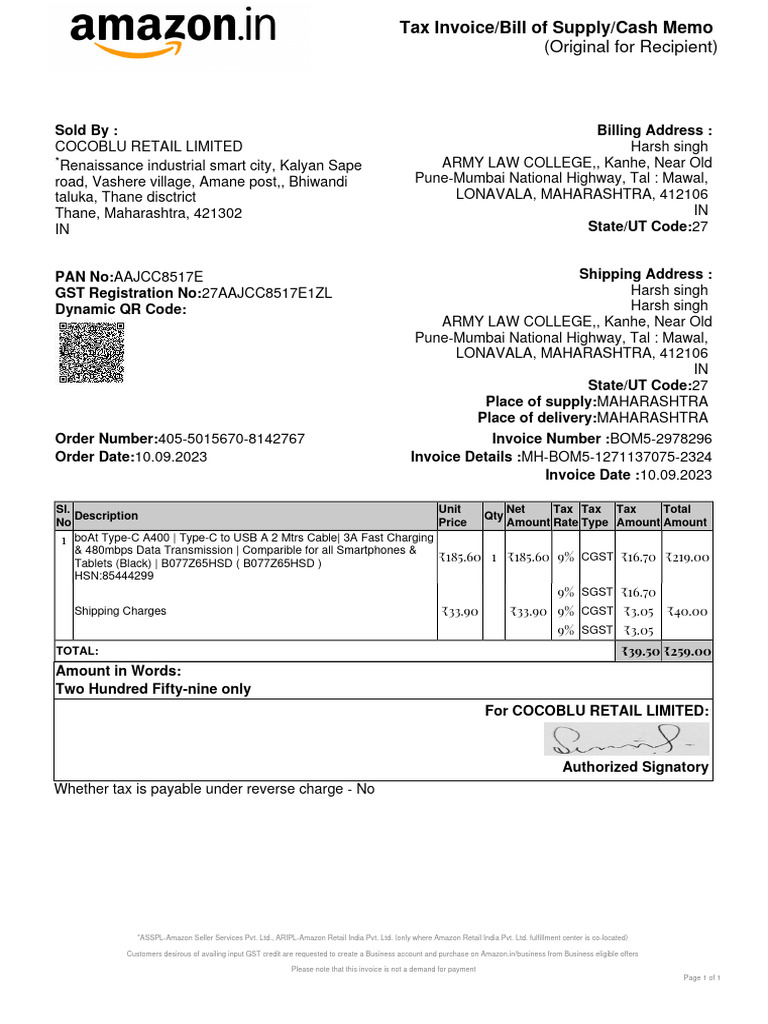 Boat | Download Free PDF | Invoice | Payments