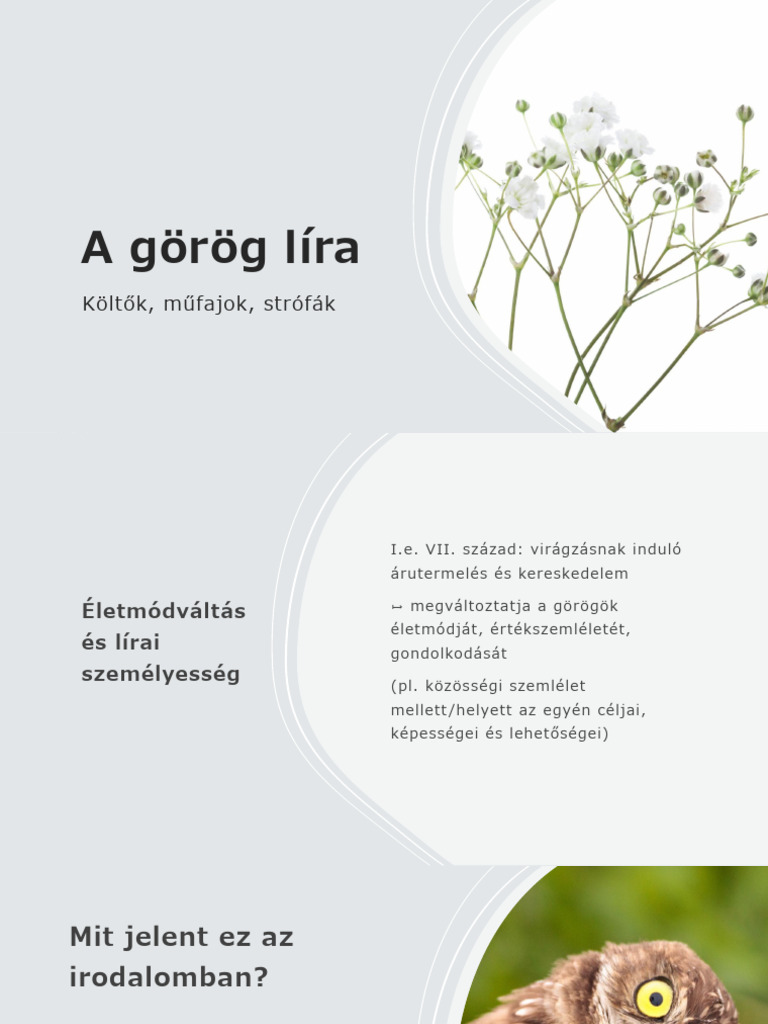 Görög Líra Szapphó | PDF