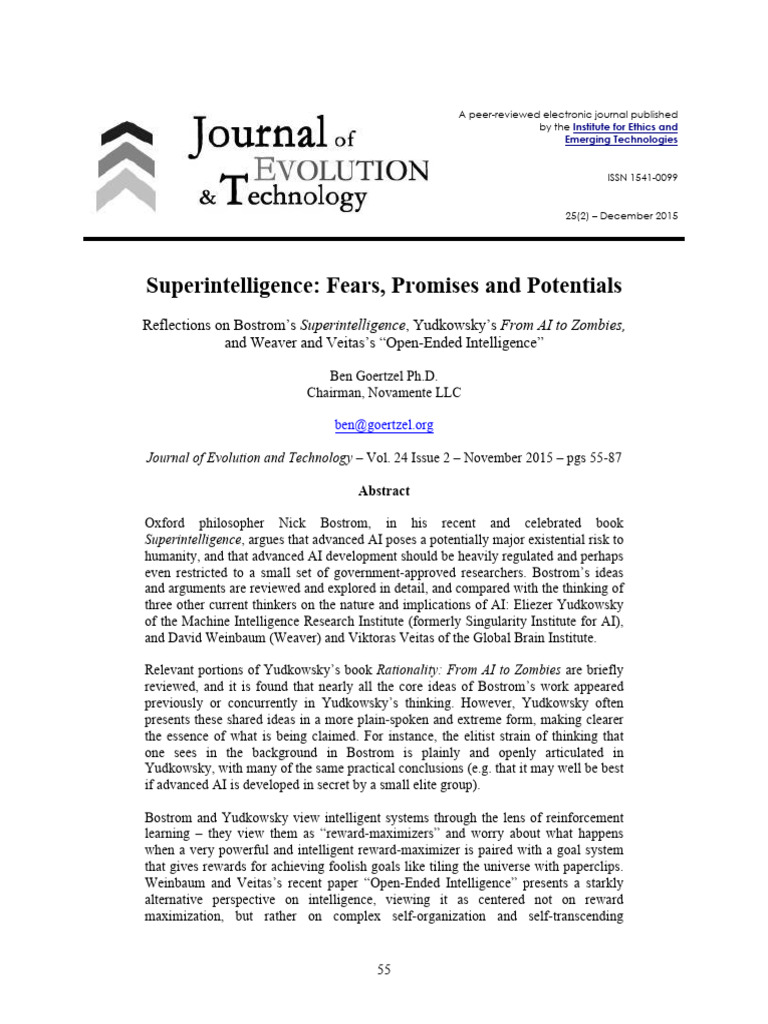 Goertzel | PDF | Technological Singularity | Artificial Intelligence