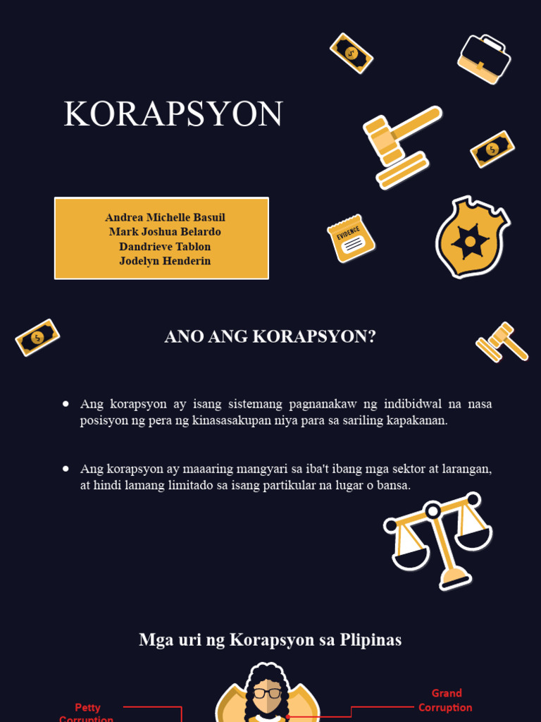 Korapsyon-Fil 1 Group 1 | PDF