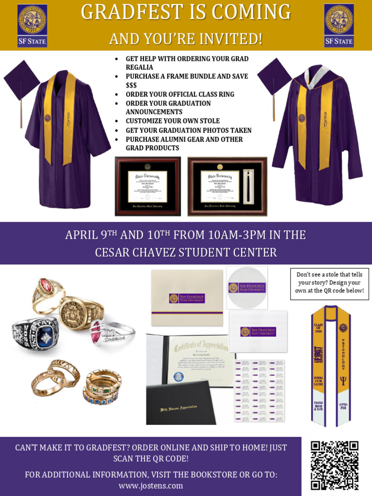 GradFest 2023: Regalia, Rings & More | PDF