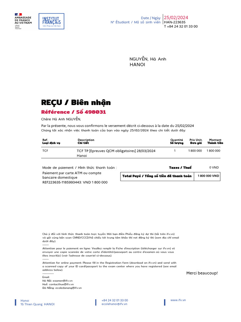 Recu 498031 - 25-02-2024 | PDF