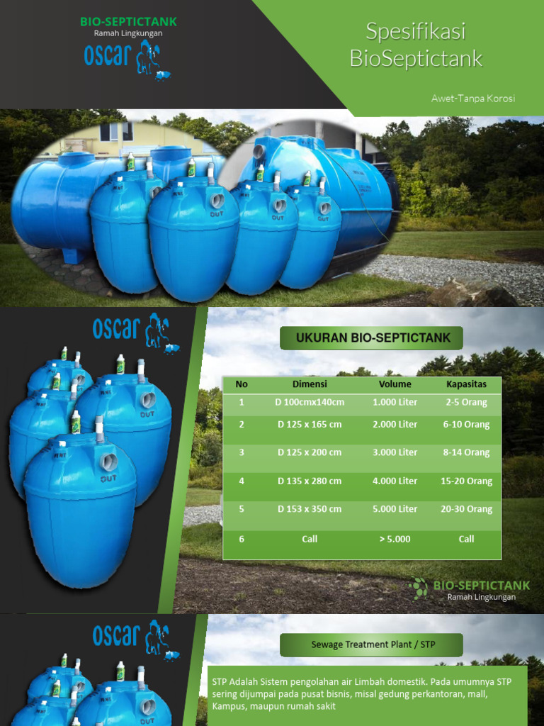 Cara Pemasangan Bio Septic Tank | PDF