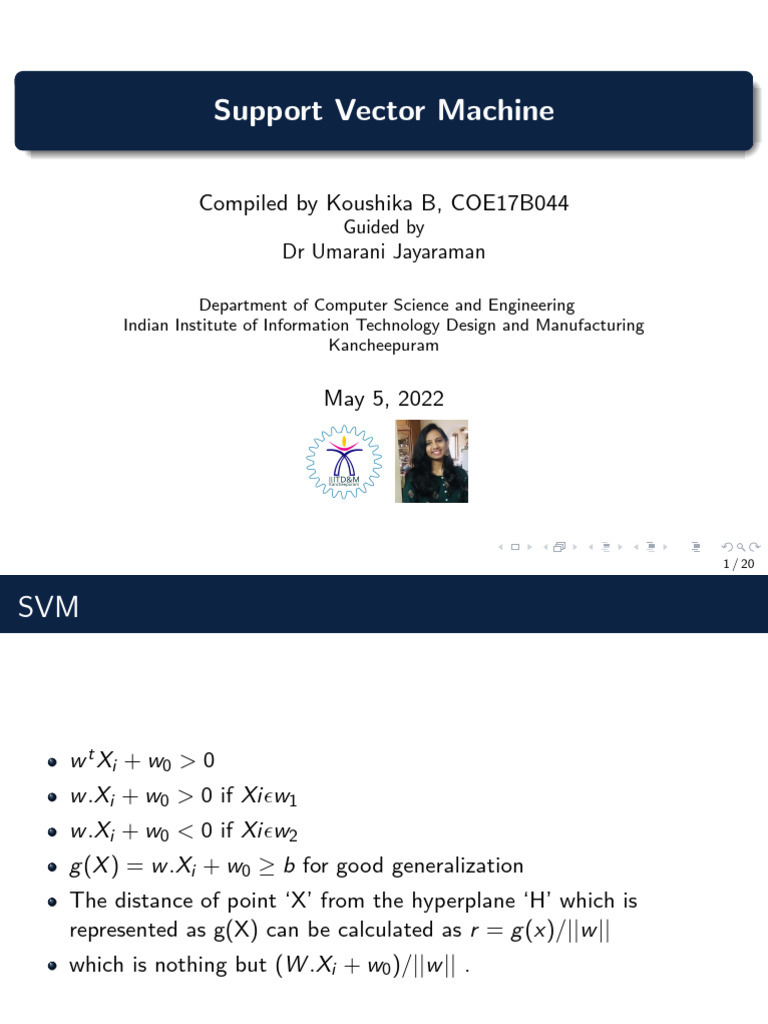 Design of SVM | Download Free PDF | Mathematical Optimization | Support Vector Machine