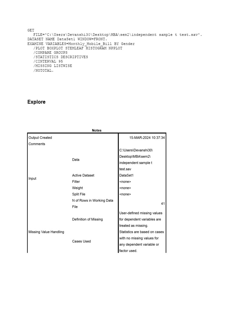 traditional | PDF | Student's T Test | Statistics