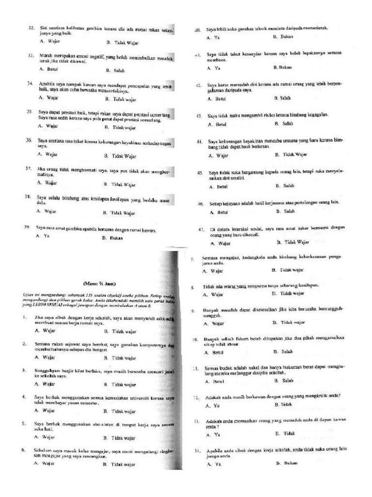 Contoh Soalan Ukcg | PDF