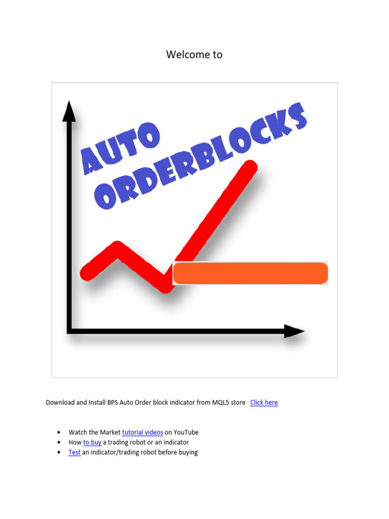 BPS Auto Order Block Indicator Guide | PDF | Software | Computing