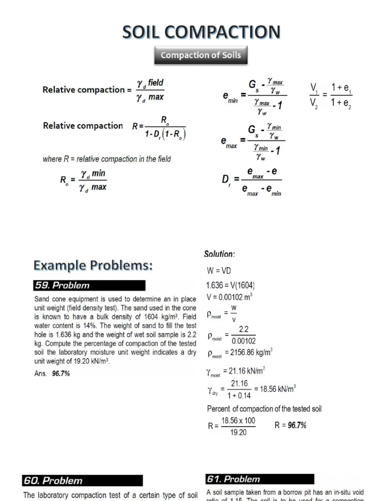 Soil Compaction | PDF
