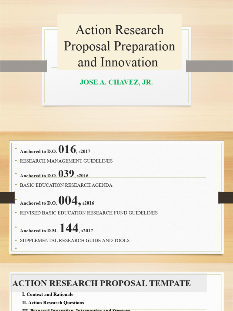 Action Research Presentation | PDF | Data | Science