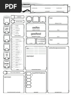 GURPS Character Sheet | PDF | Entertainment | Role Playing Games